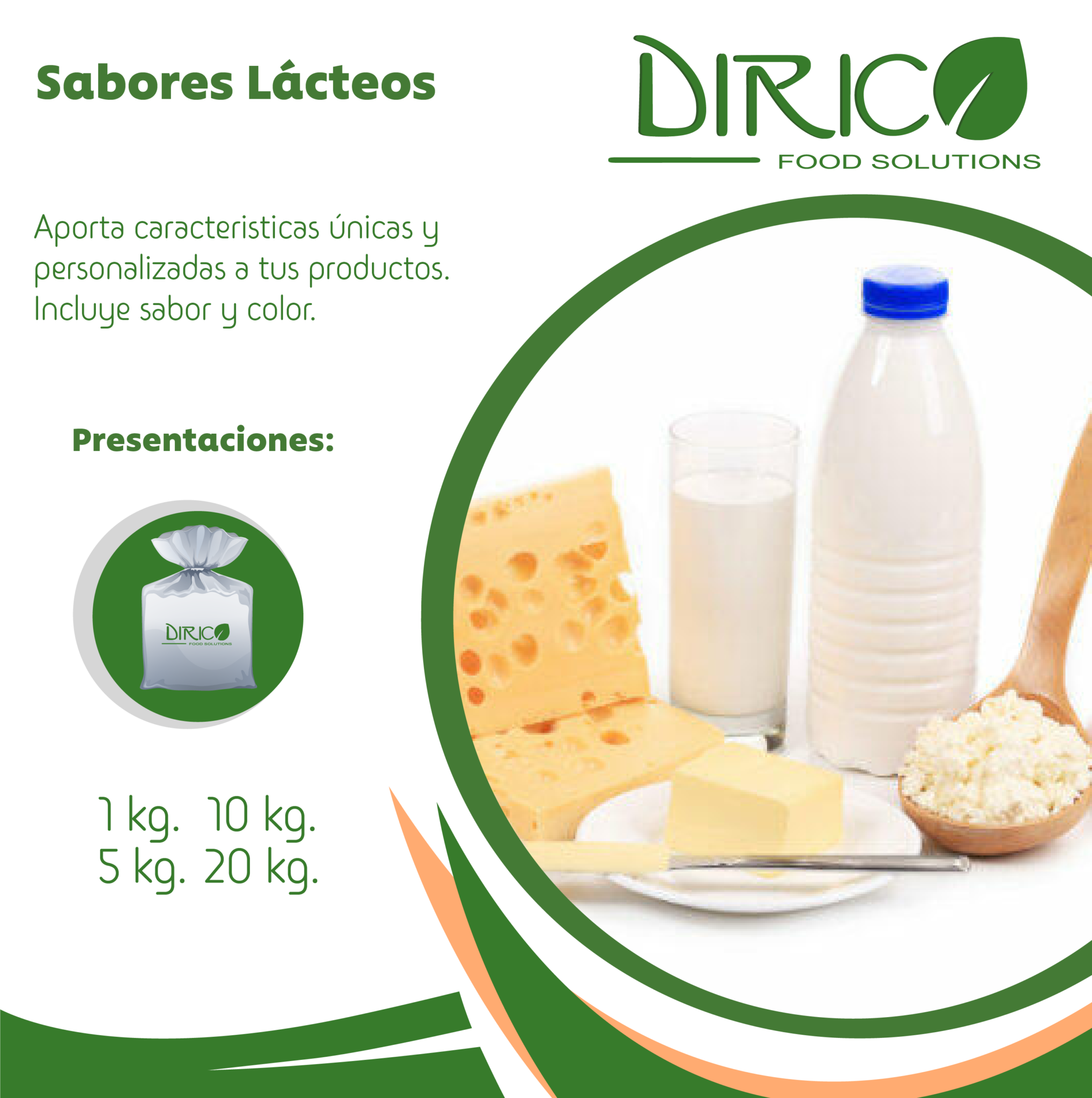 Sabores lácteos